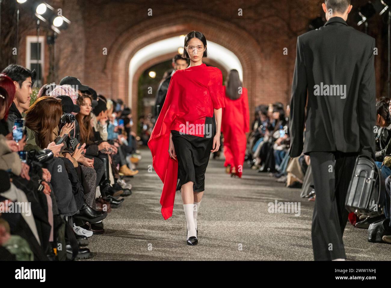 Tokyo, Japan. 17th Mar, 2024. Runway model, March 17, 2024 - Rakuten ...