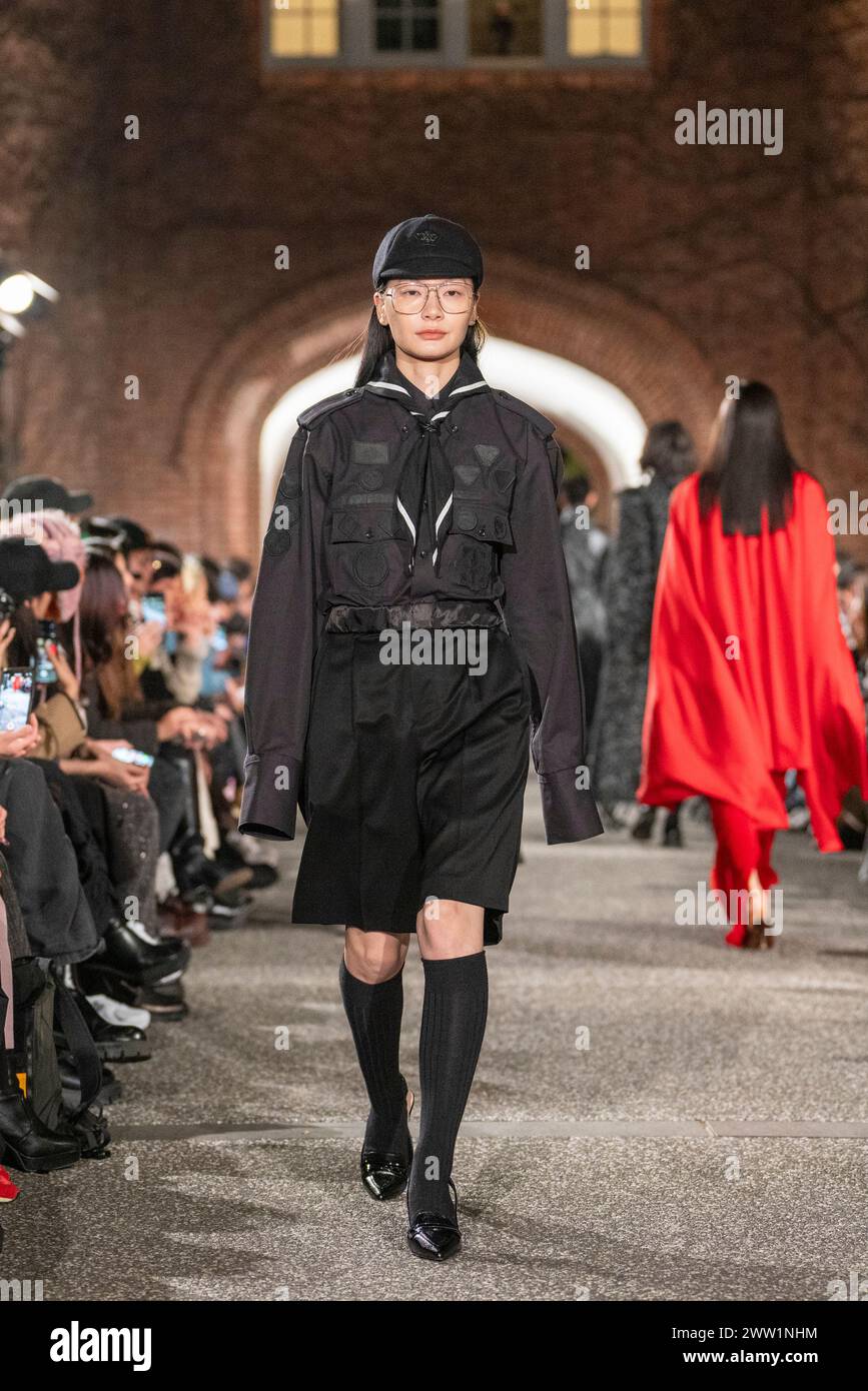 Tokyo, Japan. 17th Mar, 2024. Runway model, March 17, 2024 - Rakuten ...
