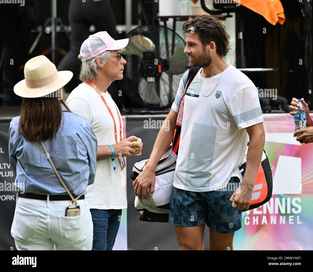 Miami Gardens FL, USA. 20th Mar, 2024. Jon Bon Jovi, his wife Dorothea ...