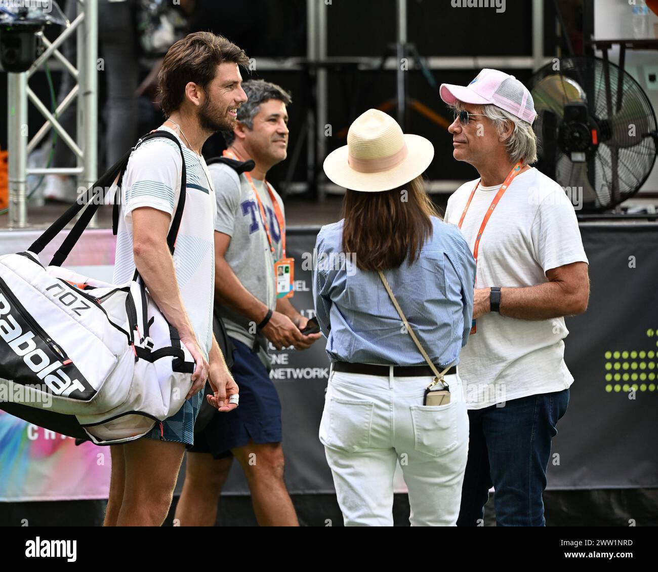 Miami Gardens FL, USA. 20th Mar, 2024. Jon Bon Jovi, his wife Dorothea ...