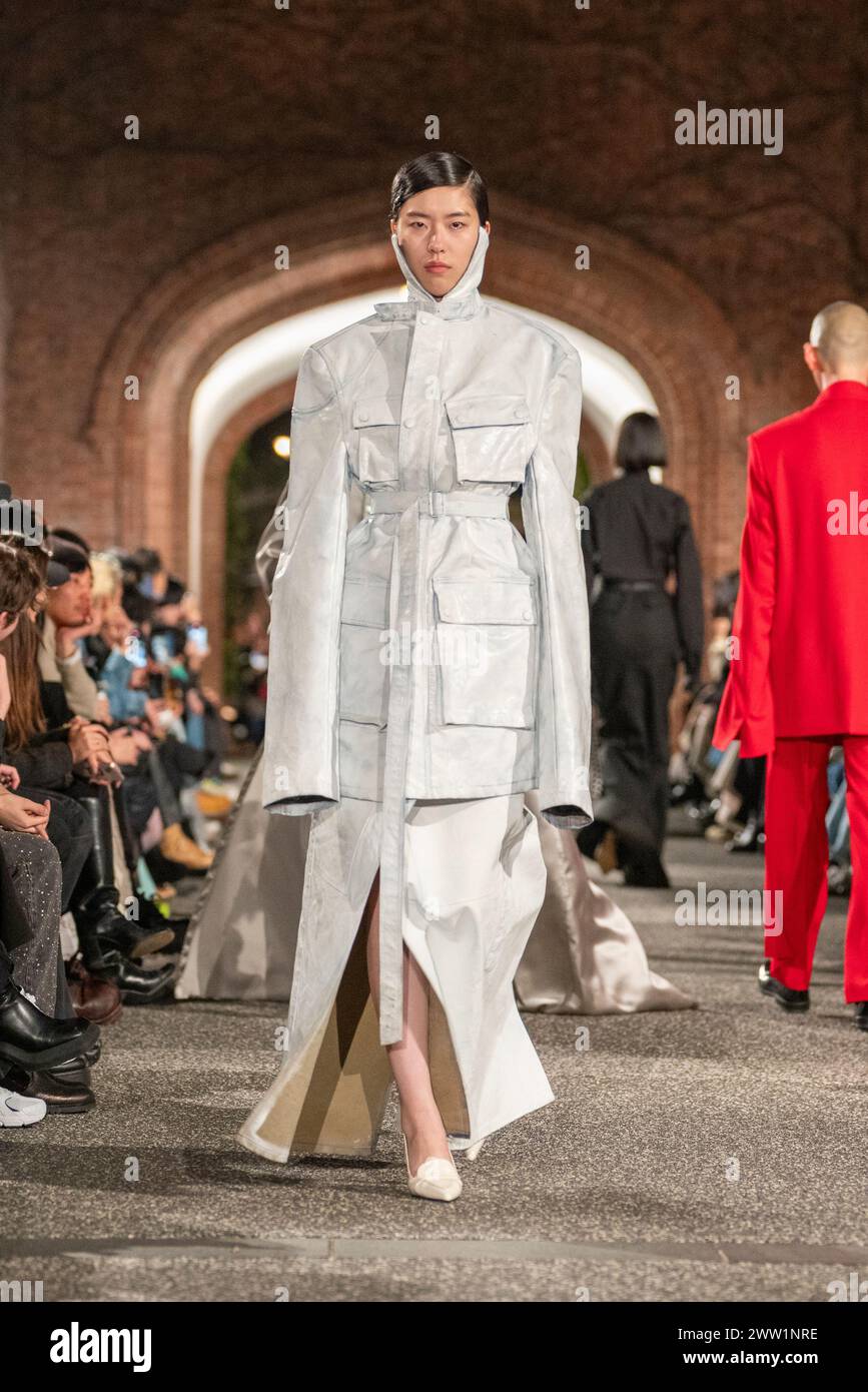 Tokyo, Japan. 17th Mar, 2024. Runway model, March 17, 2024 - Rakuten ...