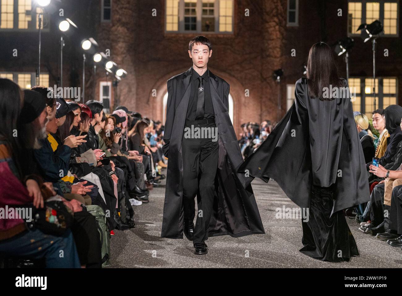Tokyo, Japan. 17th Mar, 2024. Runway model, March 17, 2024 - Rakuten ...