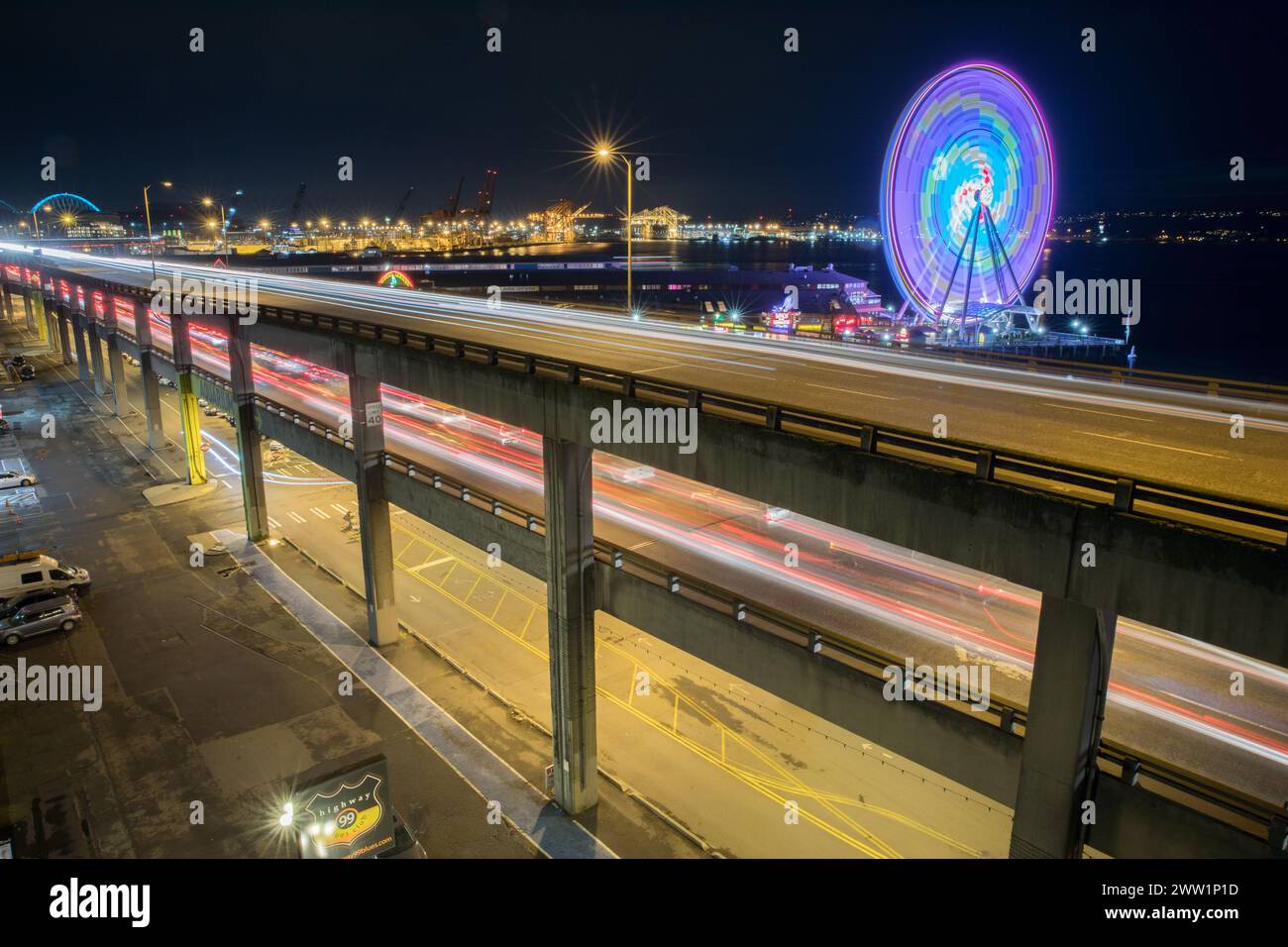 Seattle Hwy. 99 Viaduct Stock Photo - Alamy