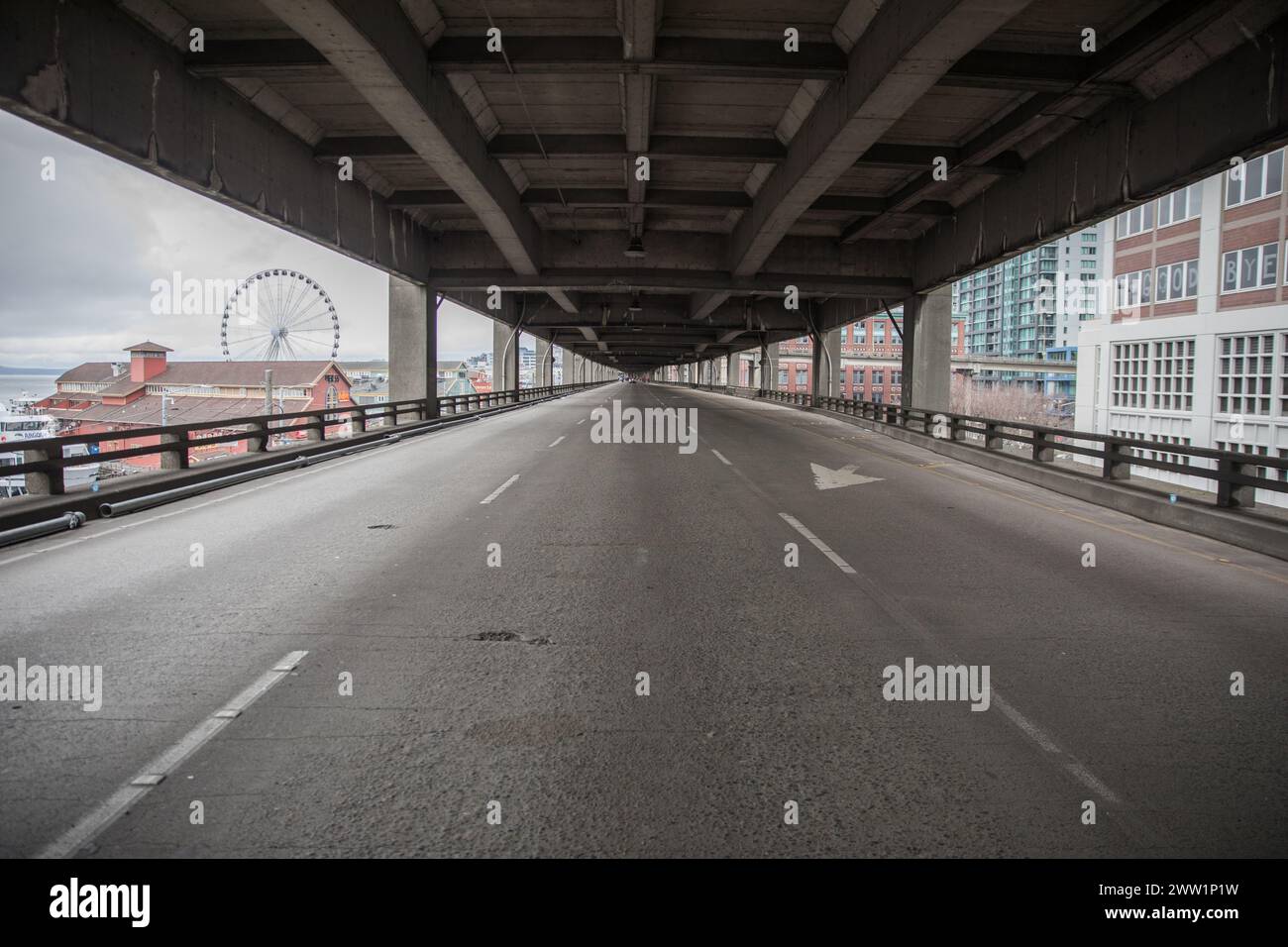 Seattle Hwy. 99 Viaduct Stock Photo - Alamy