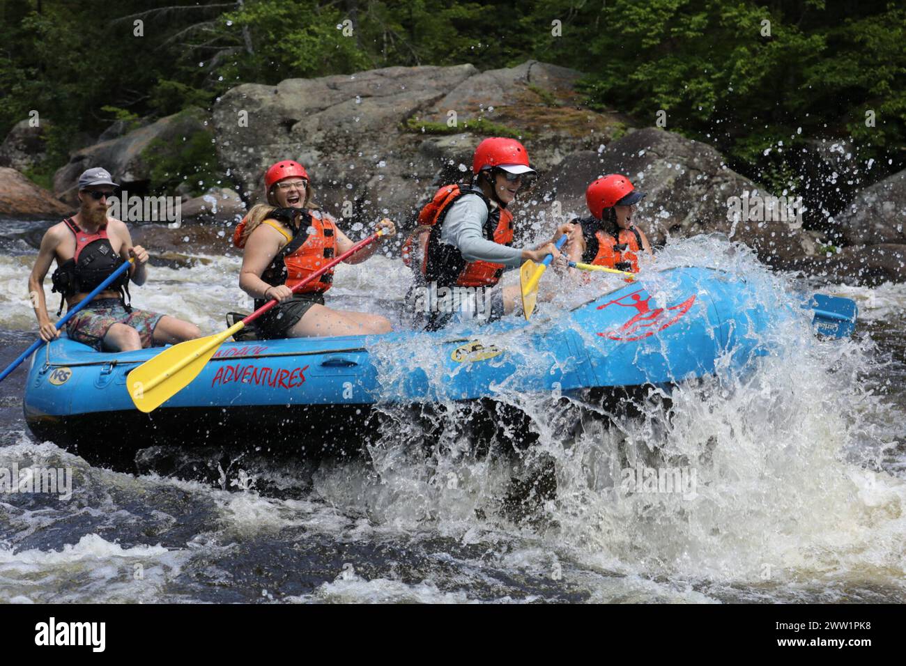 white water rafting Stock Photo - Alamy