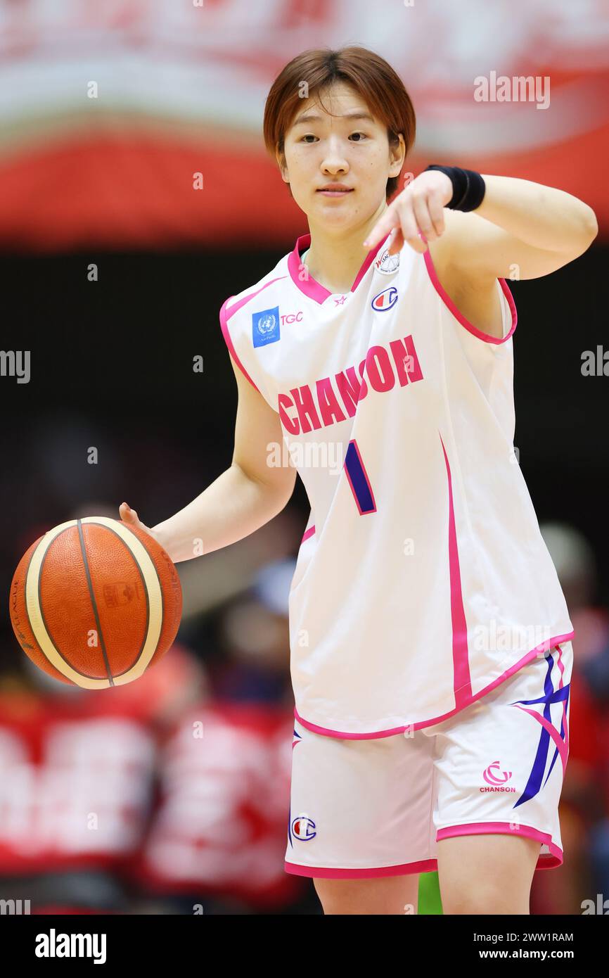 Kanagawa, Japan. 17th Mar, 2024. Haruka Koike (V-Magic) Basketball : WJBL 2023-2024 W League ...