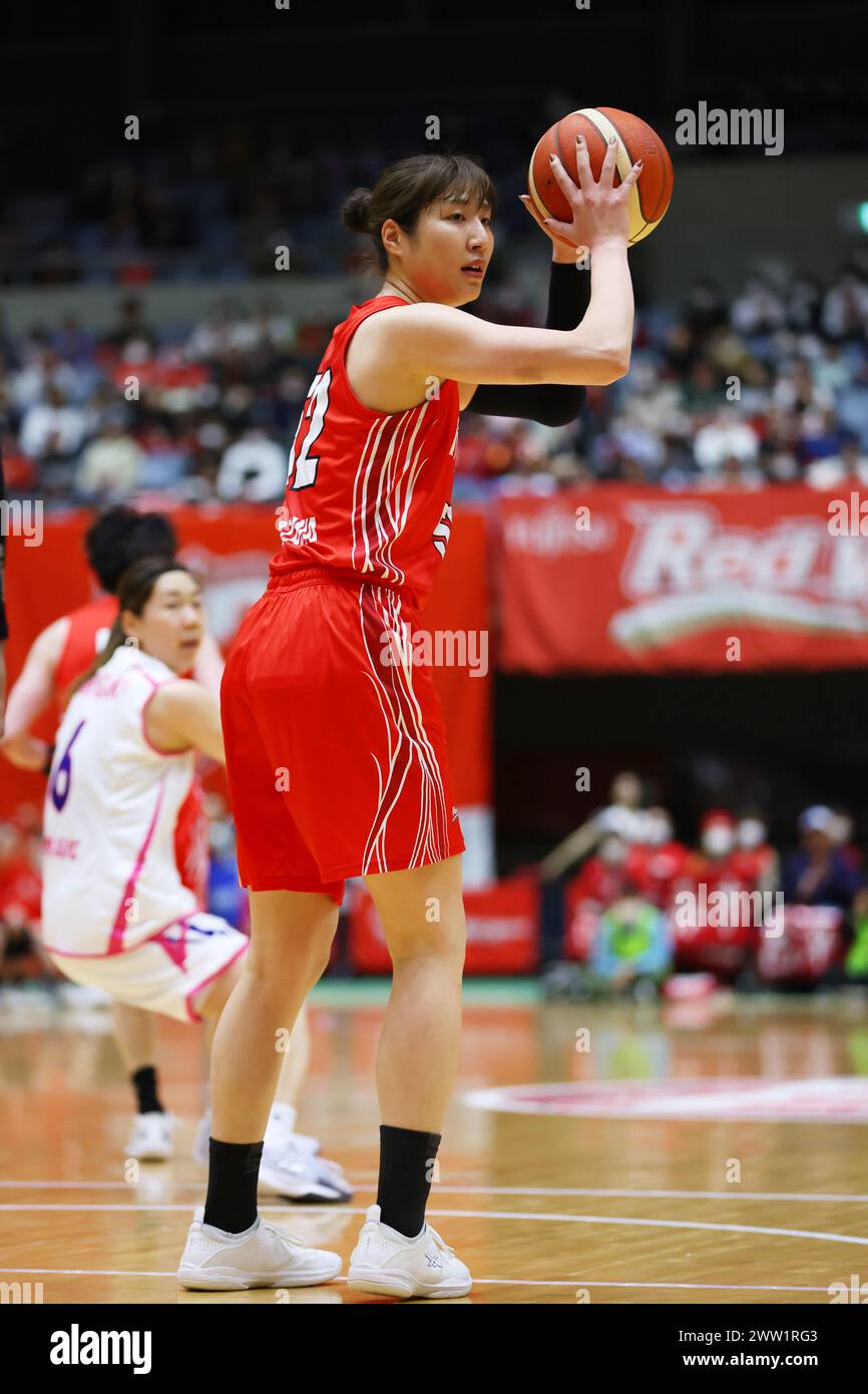 Kanagawa, Japan. 17th Mar, 2024. Yuki Miyazawa (RedWave) Basketball : WJBL 2023-2024 W League ...