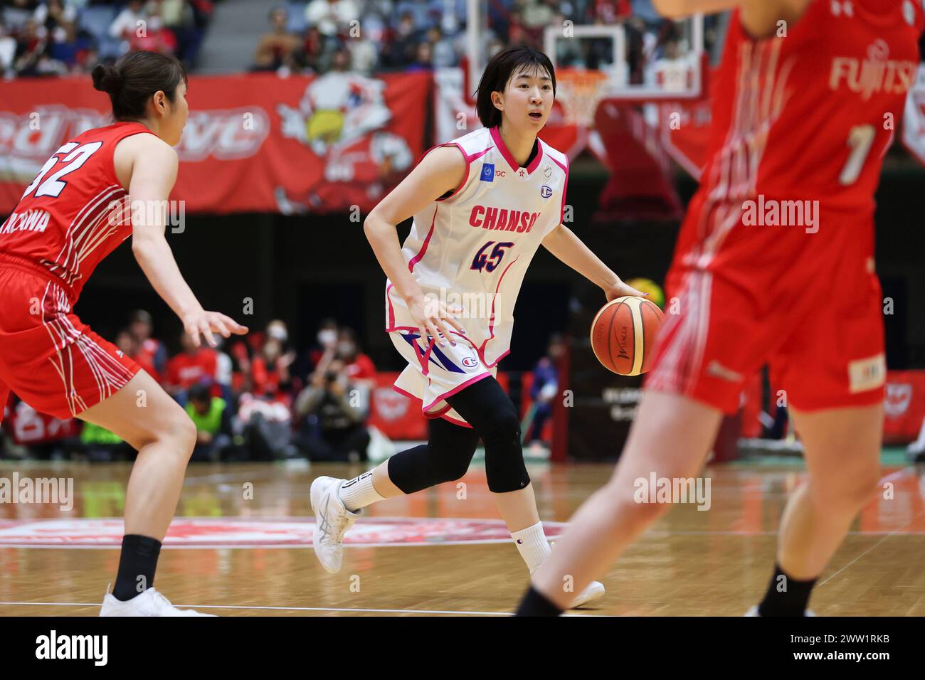 Kanagawa, Japan. 17th Mar, 2024. Yurika Sato (V-Magic) Basketball : WJBL 2023-2024 W League ...