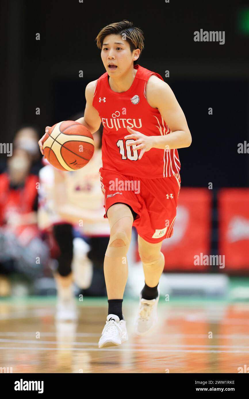 Kanagawa, Japan. 17th Mar, 2024. Rui Machida (RedWave) Basketball : WJBL 2023-2024 W League ...