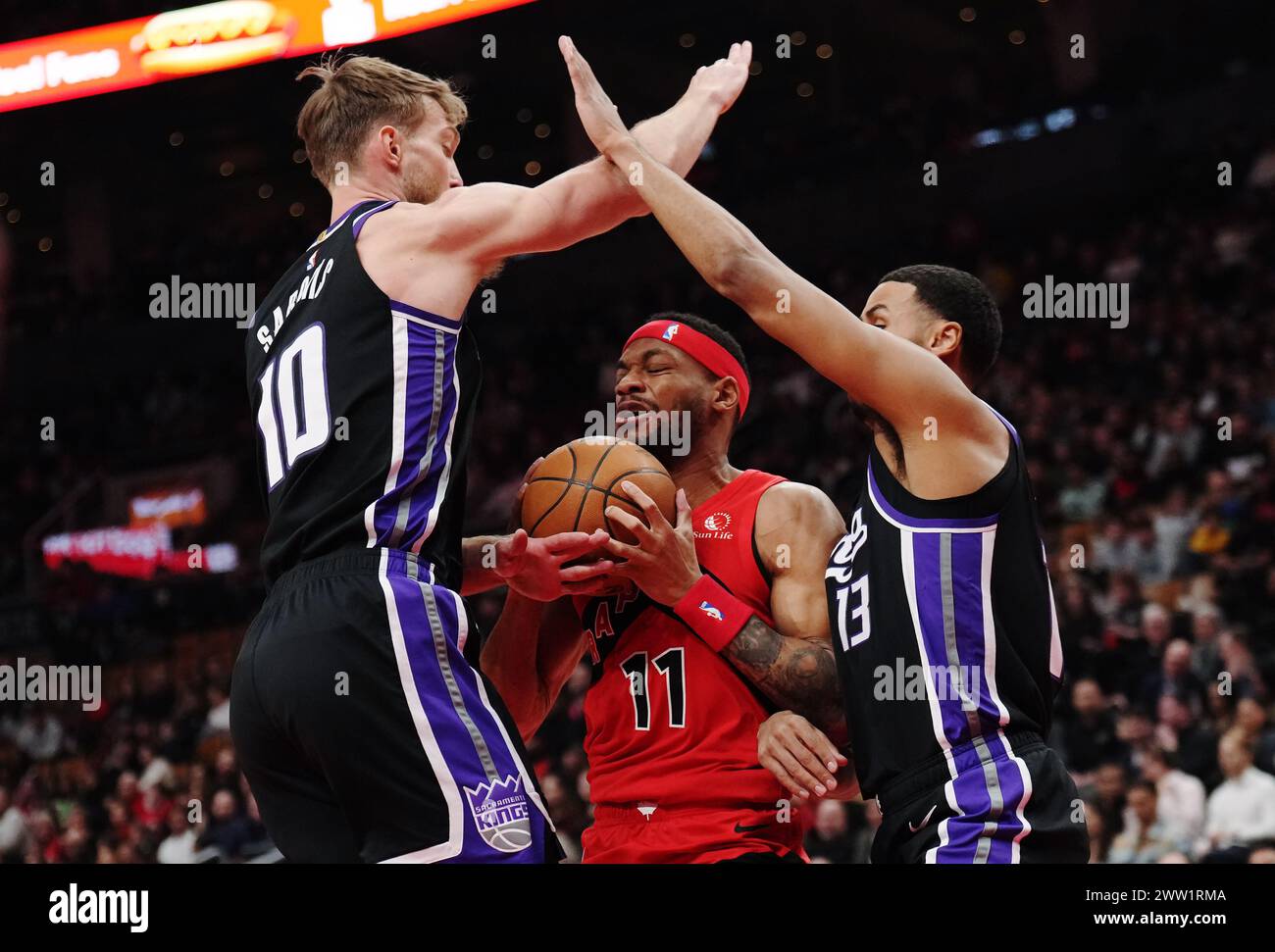 Toronto, Canada. 20th Mar, 2024. March 20, 2024, Toronto, On, CANADA: Toronto Raptors forward ...