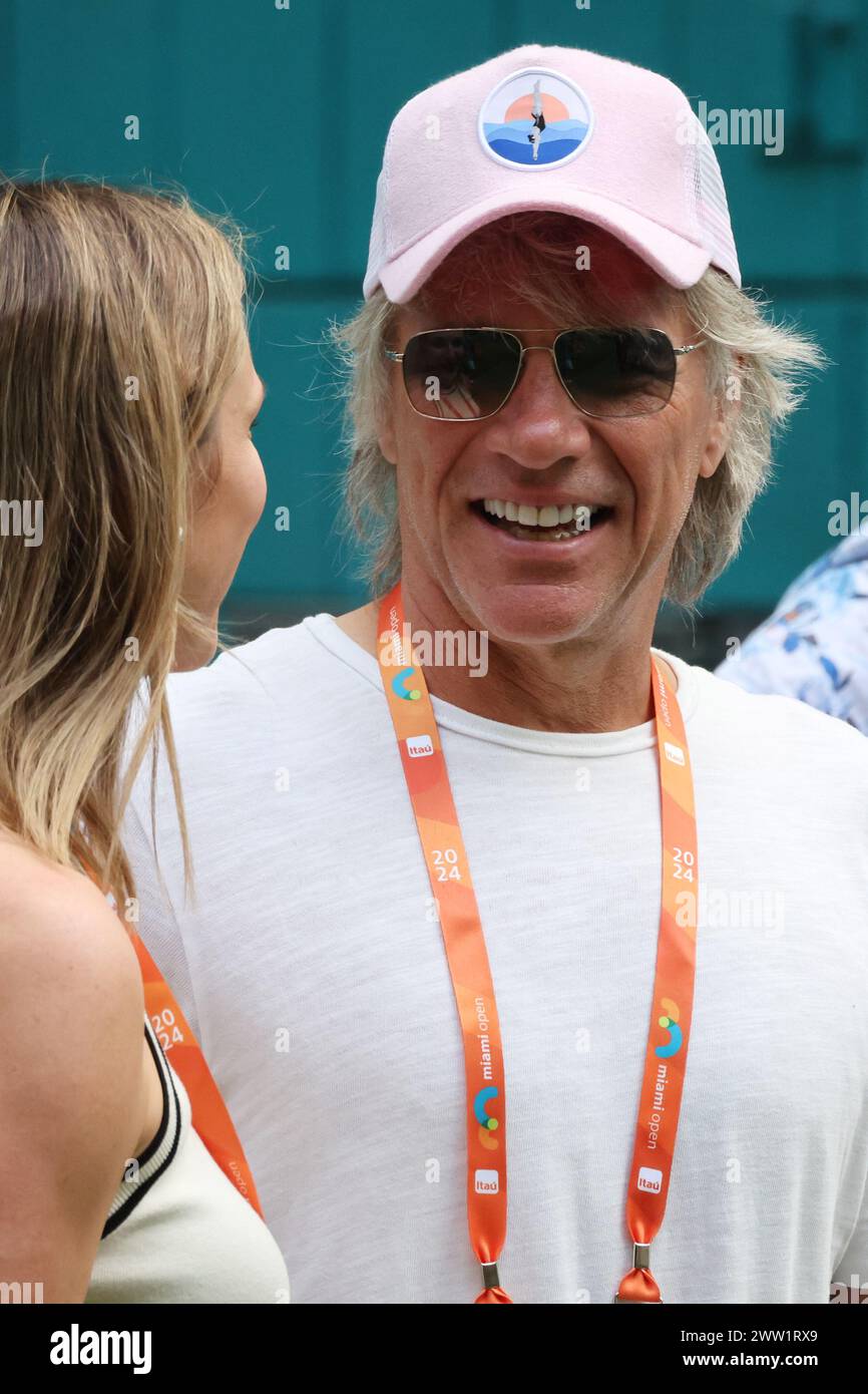 Miami Gardens, Florida, USA. 20th Mar, 2024. Jon Bon Jovi is spotted on ...