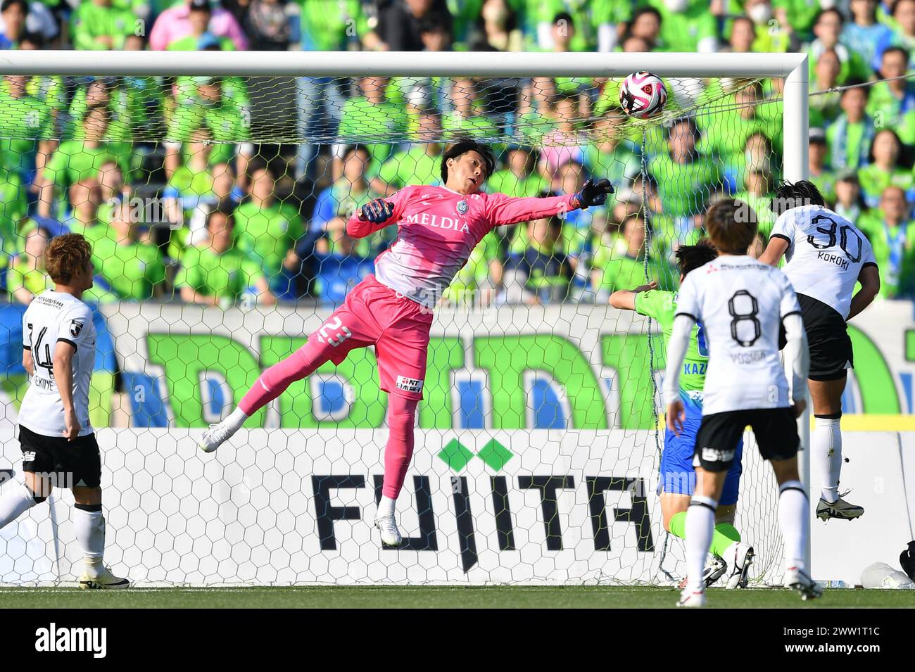 Kanagawa, Japan. 17th Mar, 2024. Shonan Bellmare's Daiki Tomii during ...