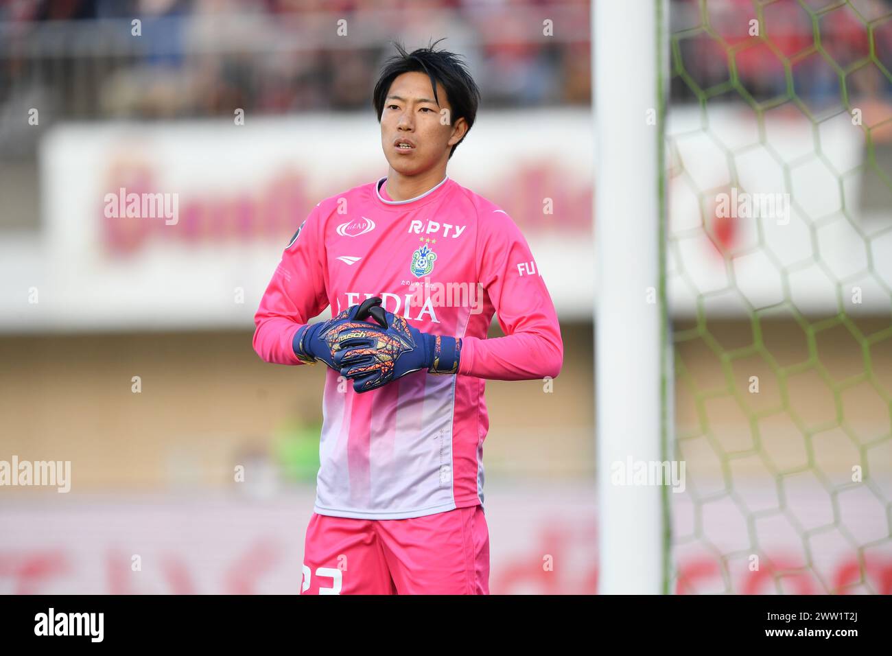 Kanagawa, Japan. 17th Mar, 2024. Shonan Bellmare's Daiki Tomii during ...
