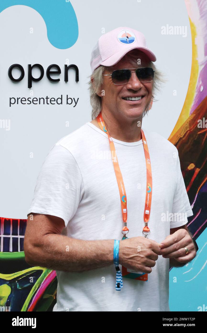 Miami Gardens, Florida, USA. 20th Mar, 2024. Jon Bon Jovi is spotted on ...