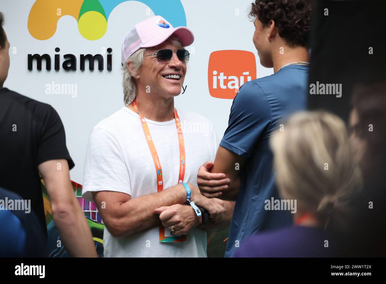 Miami Gardens, Florida, USA. 20th Mar, 2024. Jon Bon Jovi is spotted on ...