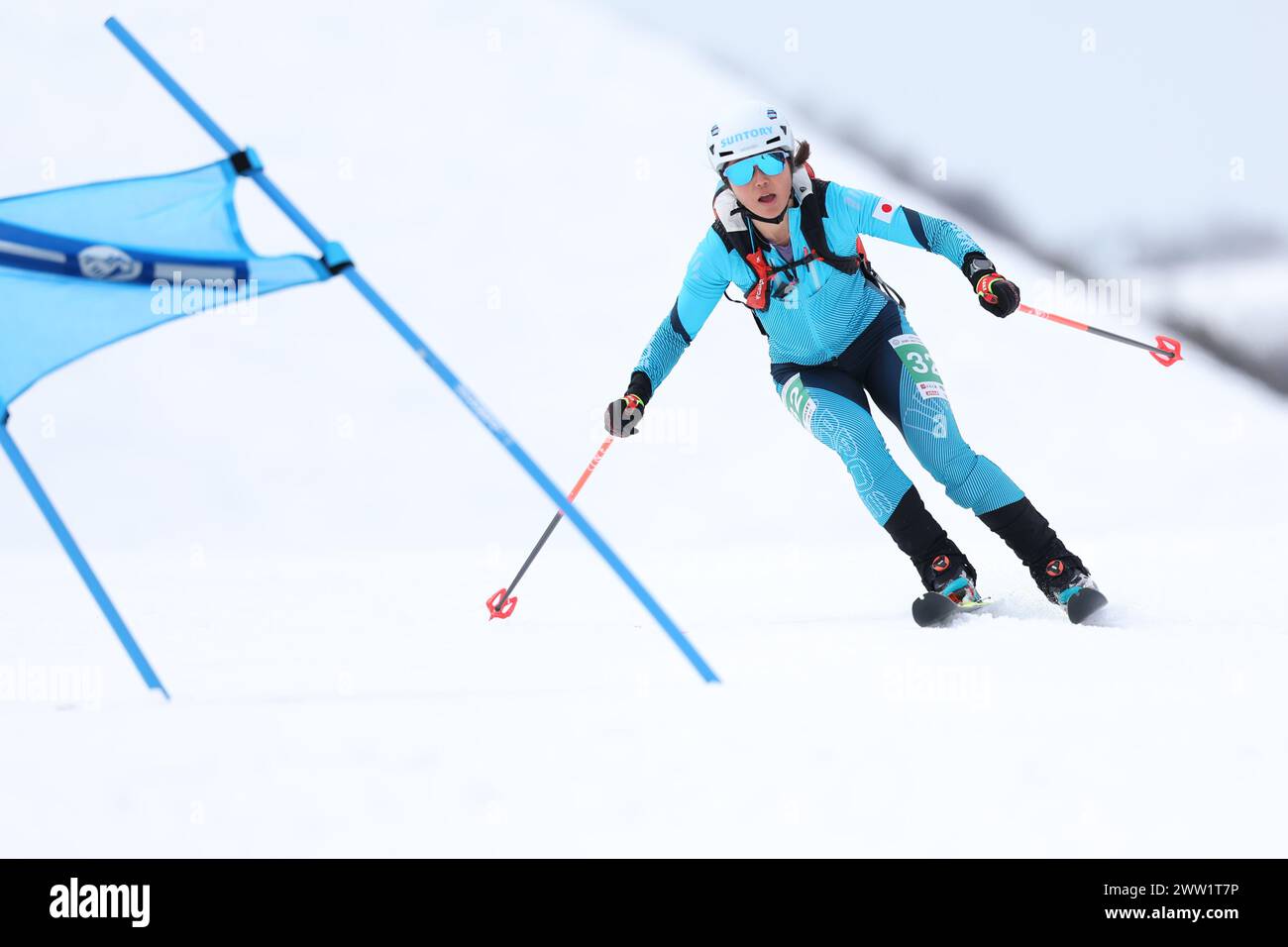 Nagano, Japan. 17th Mar, 2024. Ayaka Ueda Ski Mountaineering : SKIMO Japan Championships Women's ...