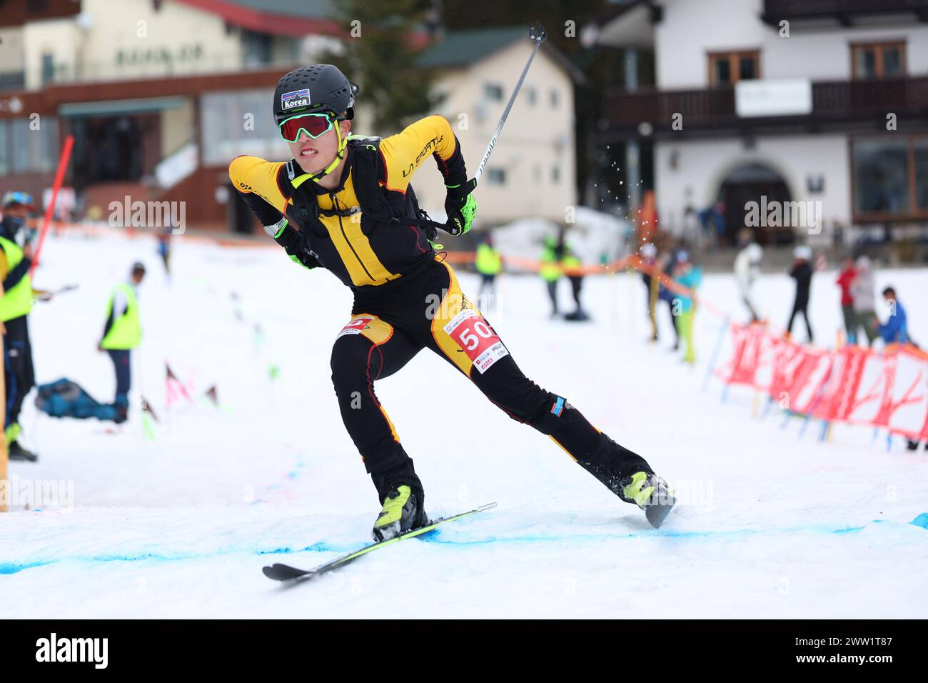 Nagano, Japan. 17th Mar, 2024. Ren Takizawa Ski Mountaineering : SKIMO ...