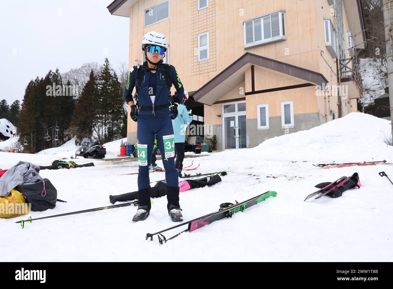 Nagano, Japan. 17th Mar, 2024. Natsumi Usui Ski Mountaineering : SKIMO ...