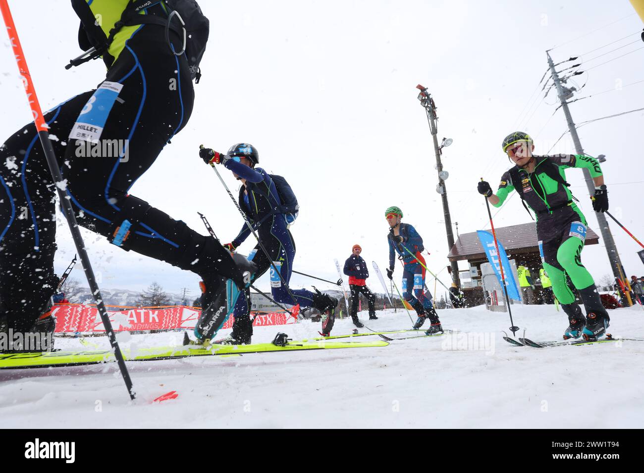 Nagano, Japan. 17th Mar, 2024. General view Ski Mountaineering : SKIMO ...