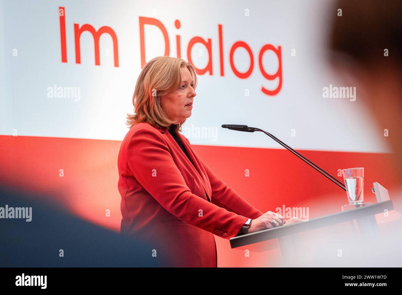 SPD-Politikerin Bärbel Bas bei der Verleihung des Otto-Wels-Preises im ...