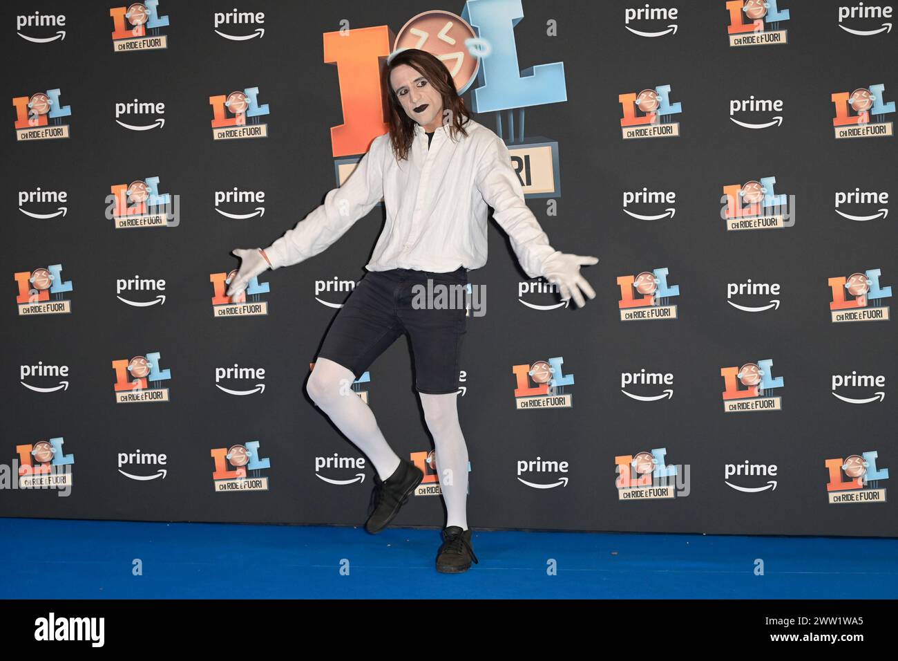 Rome, Italy. 20th Mar, 2024. Loris Fabiani attends the blu carpet of ...