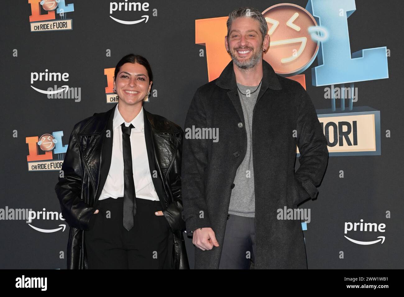 Rome, Italy. 20th Mar, 2024. Federica Zacchia (l) and Edoardo Tavassi ...