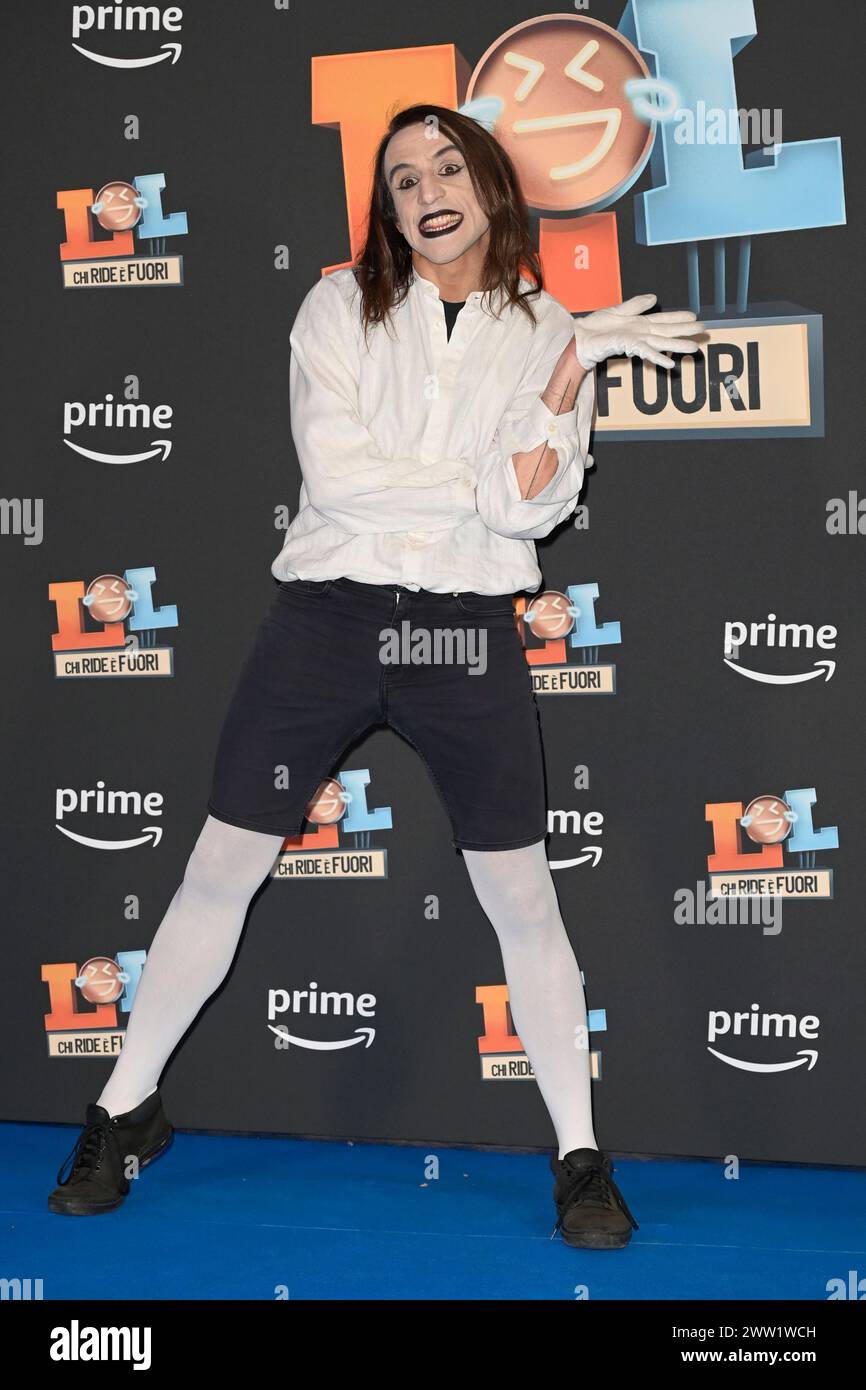 Rome, Italy. 20th Mar, 2024. Loris Fabiani attends the blu carpet of ...
