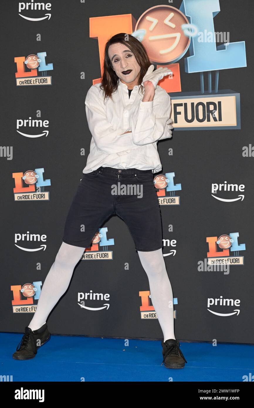 Rome, Italy. 20th Mar, 2024. Loris Fabiani attends the blu carpet of ...