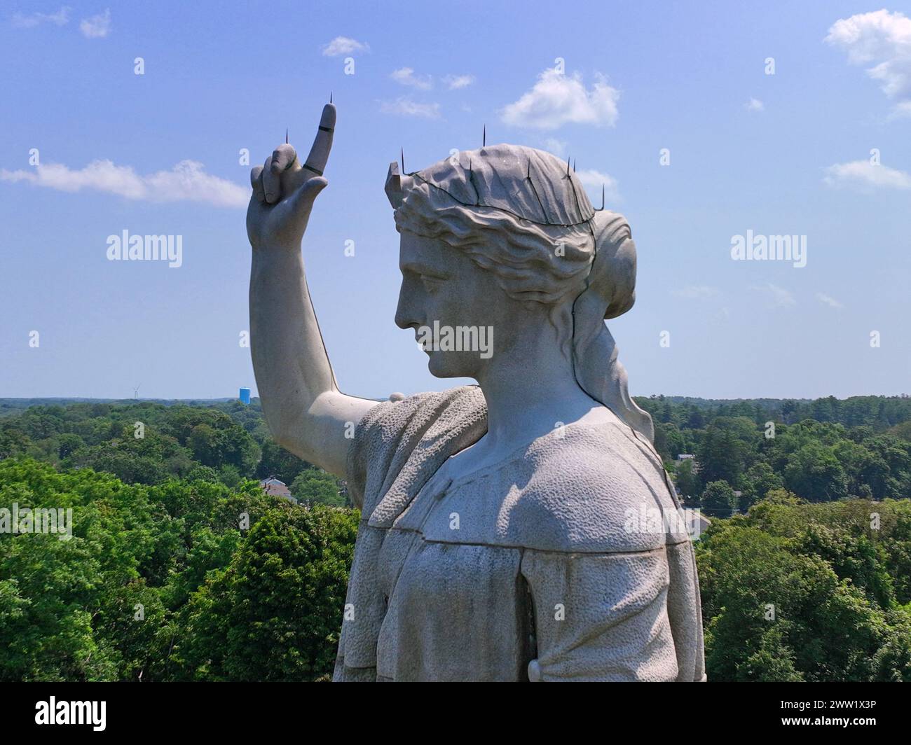 National Monument to the Forefathers aka Pilgrim Monument was built in ...