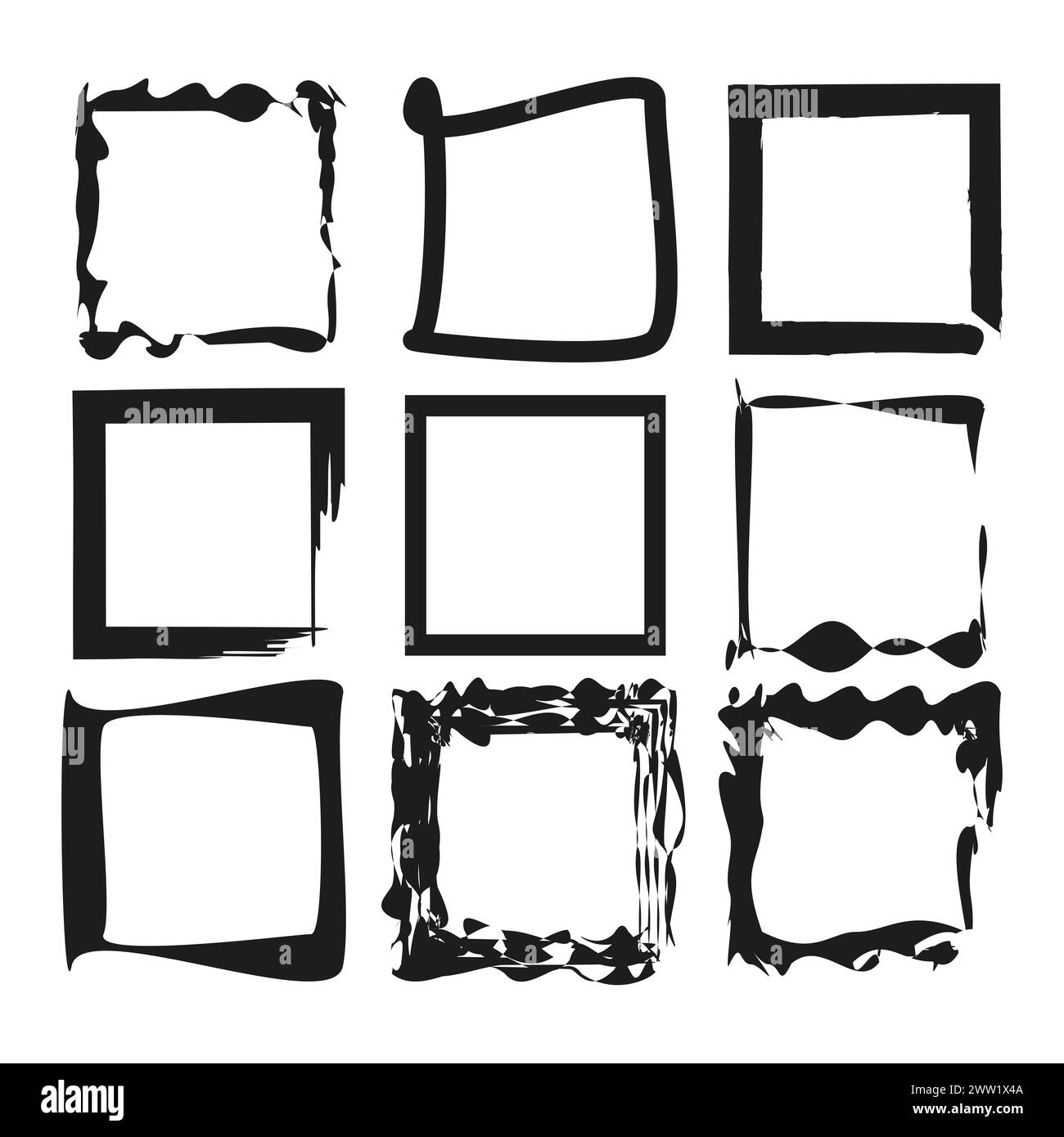 Paintbrush frames hi-res stock photography and images - Alamy