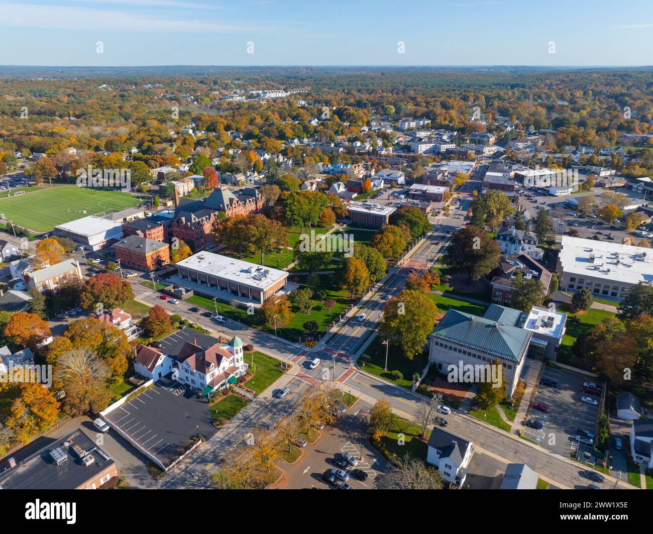 Plaza at main campus hi-res stock photography and images - Alamy