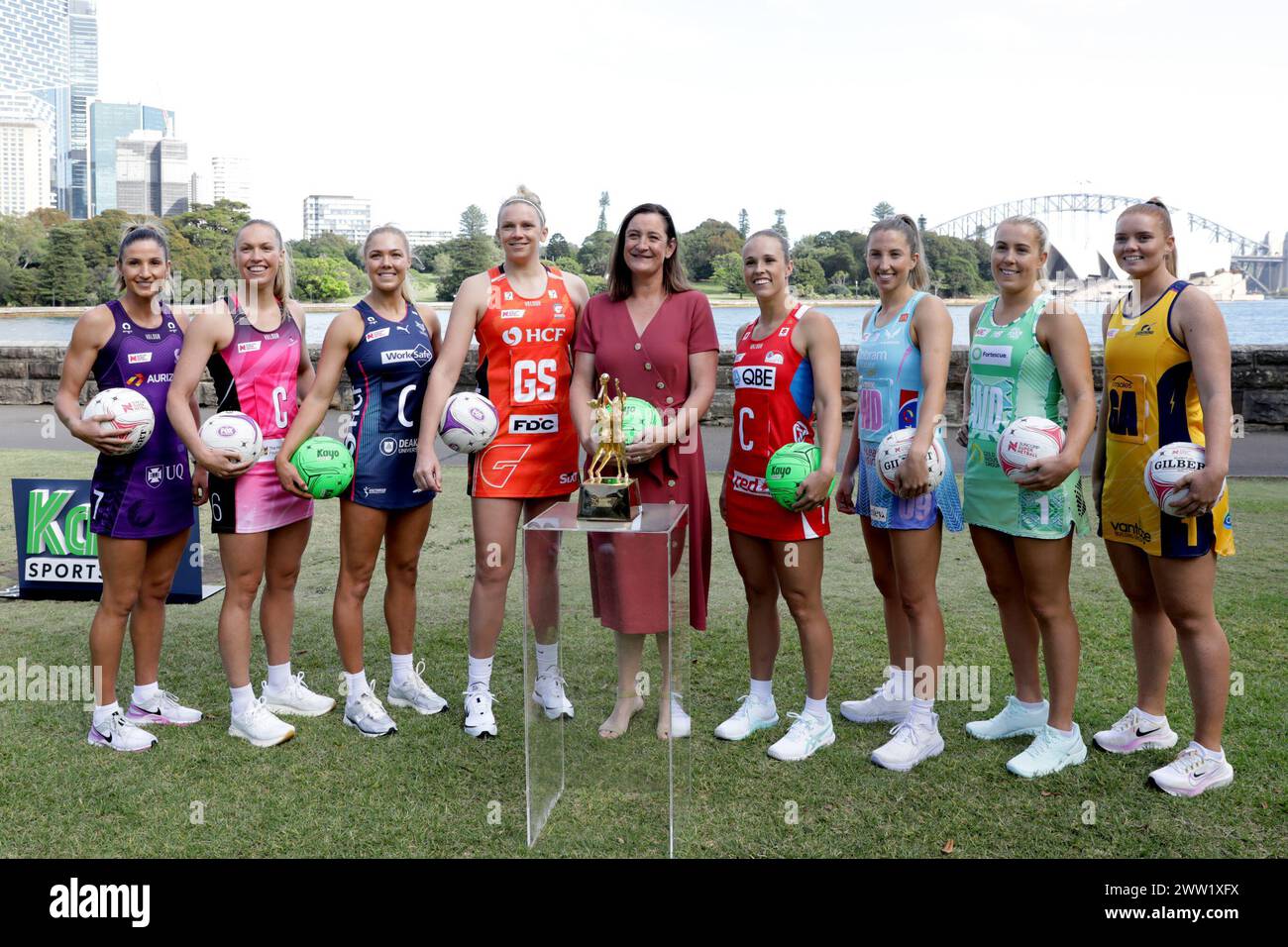 Sydney, Australia. 21st Mar, 2024. Super Netball captains Kim ...