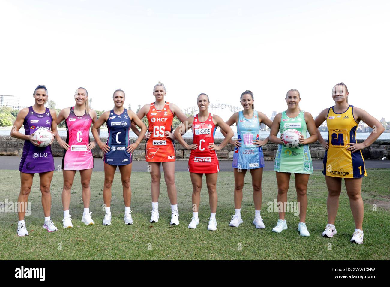 Sydney, Australia. 21st Mar, 2024. Super Netball captains Kim ...
