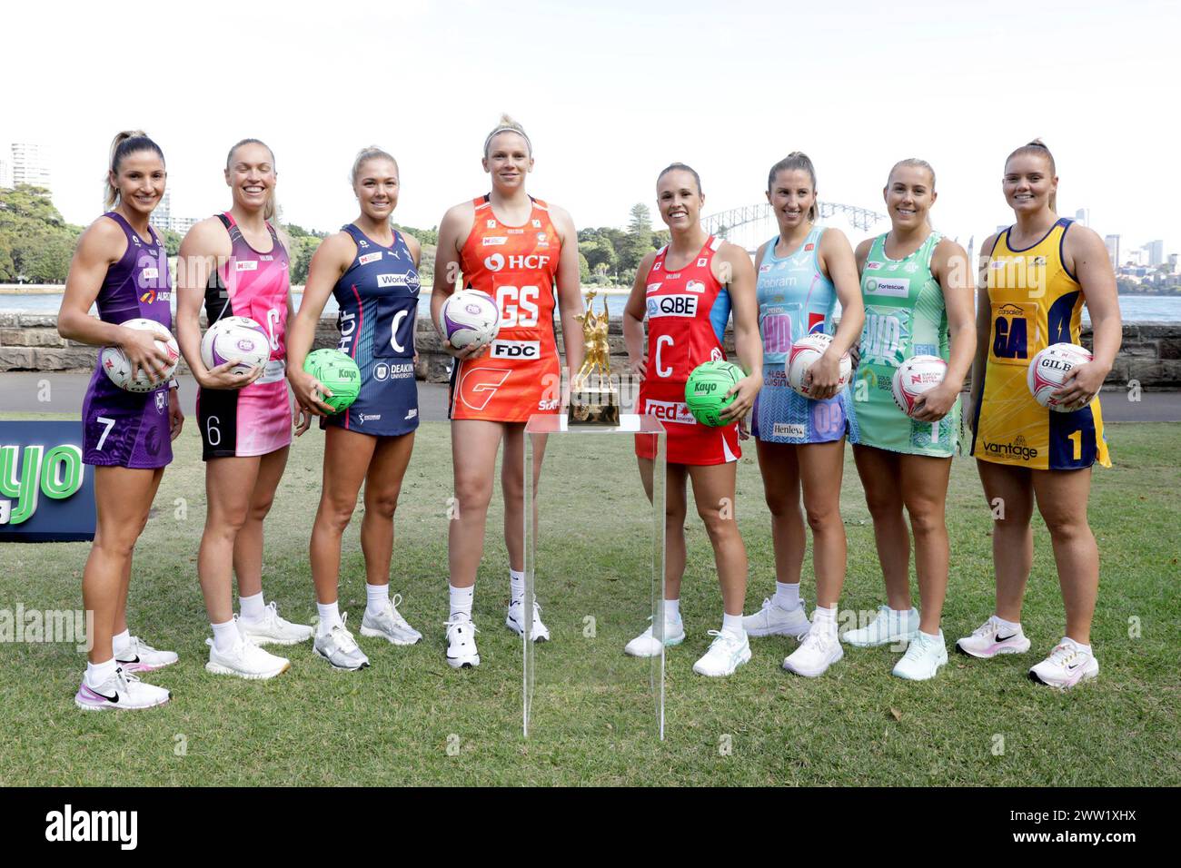 Sydney, Australia. 21st Mar, 2024. Super Netball captains Kim ...