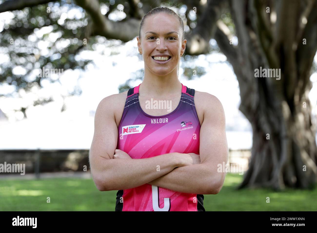 Sydney, Australia. 21st Mar, 2024. Adelaide Thunderbirds captain Hannah ...