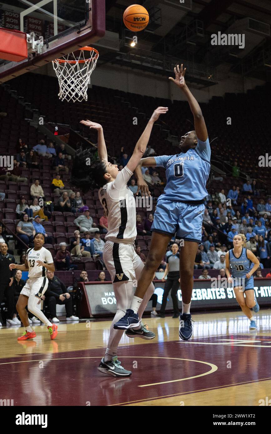 Blacksburg, VA, USA. 20th Mar, 2024. Columbia Lions forward Susannah ...