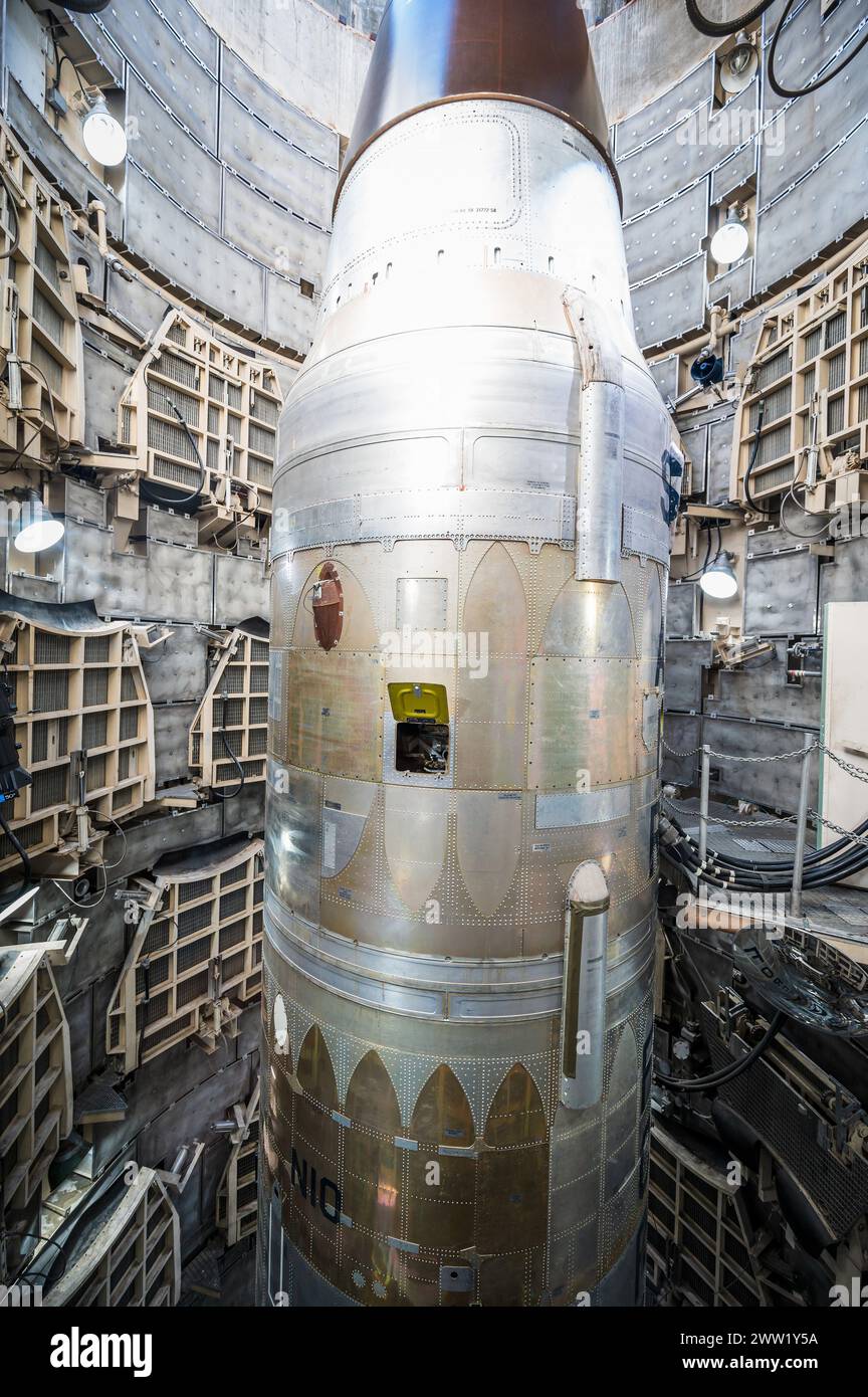 The Titan Missile Museum, which houses a decommission Titan II nuclear ...