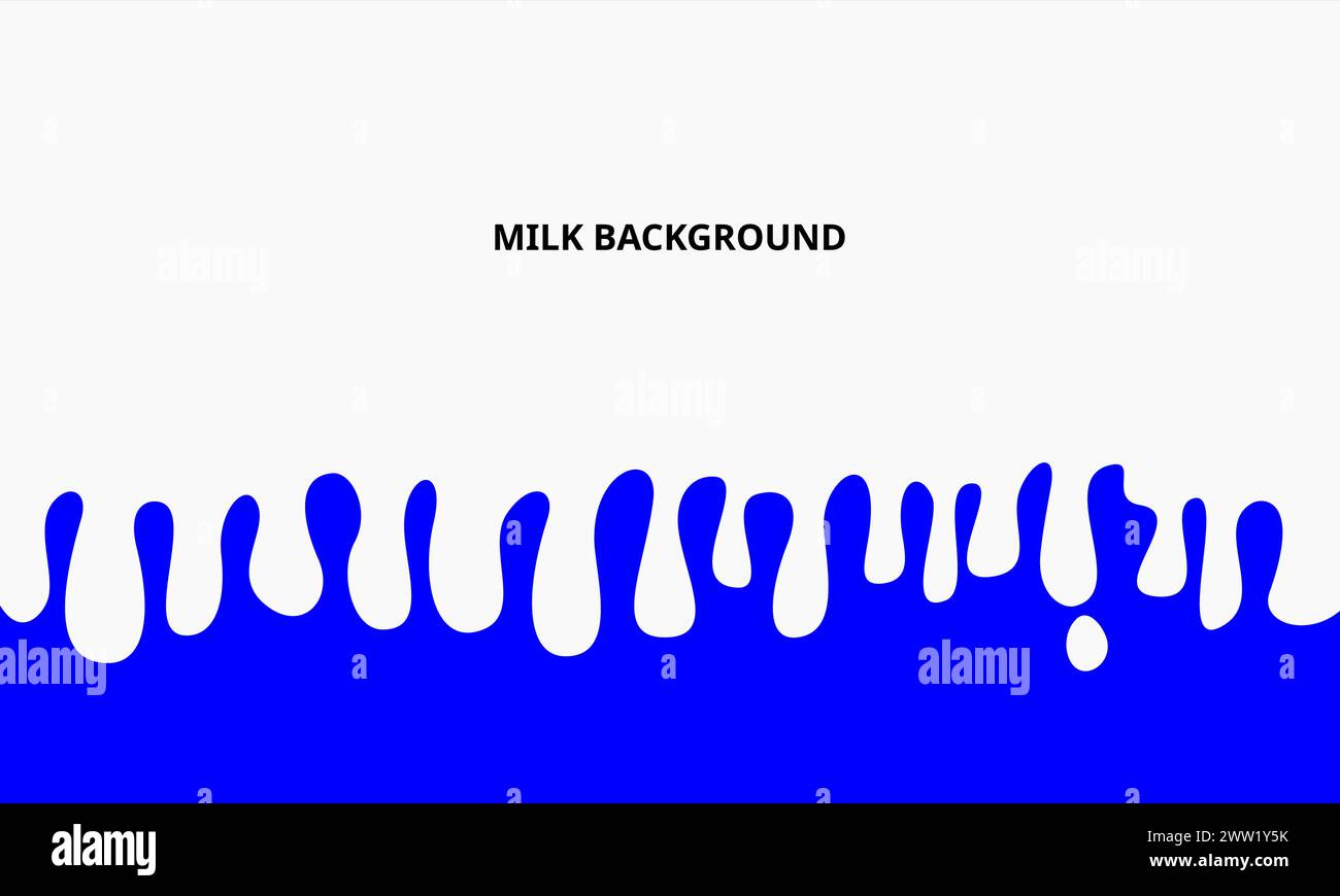 illustration of dripping milk full background Stock Vector Image & Art ...