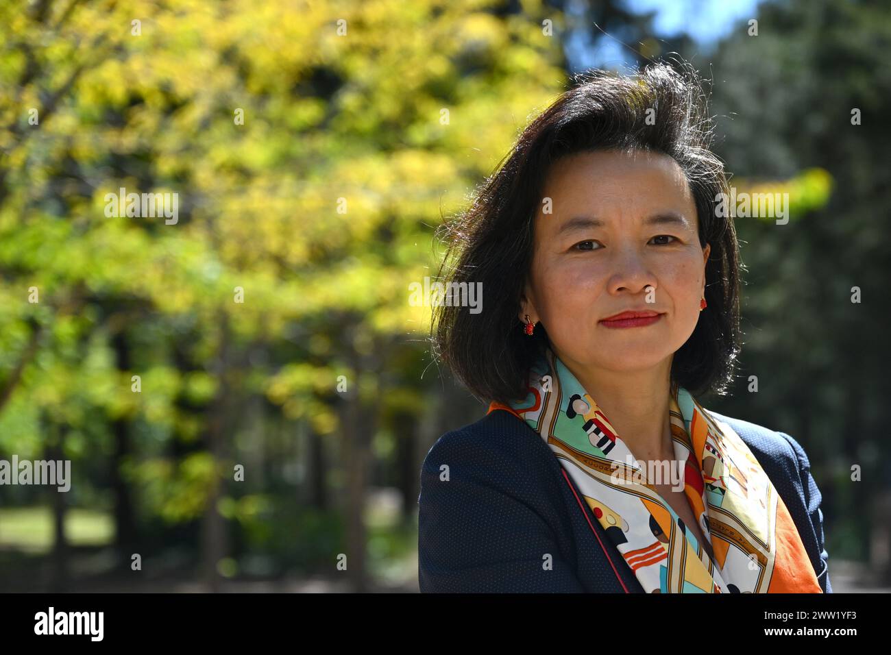Canberra, Australia. 21st Mar, 2024. Chinese-born Australian television ...