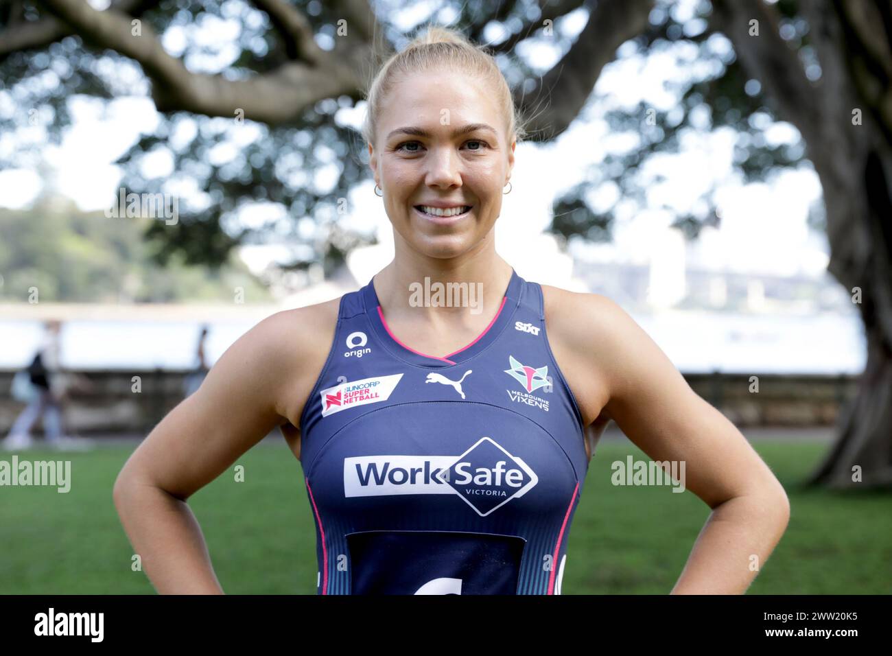 Sydney, Australia. 21st Mar, 2024. Melbourne Vixens captain Kate ...