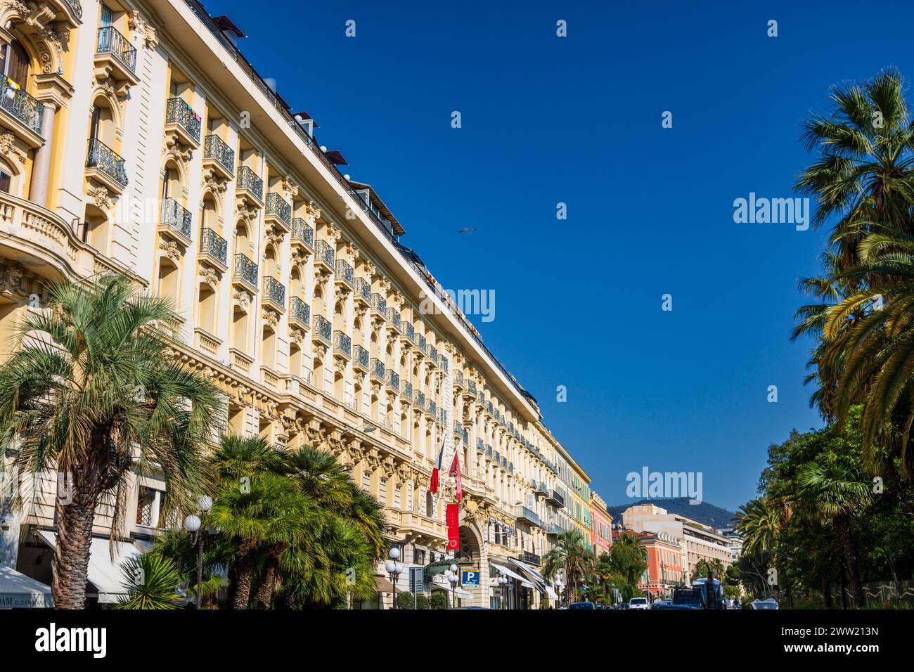 Iconic landmarks of Nice, France, Cote d'Azur, French Riviera Stock ...