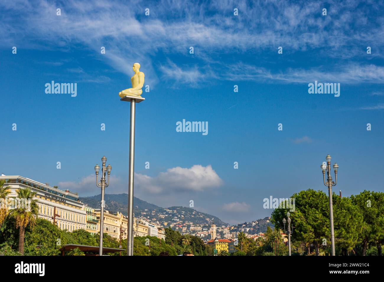 Iconic landmarks of Nice, France, Cote d'Azur, French Riviera Stock ...