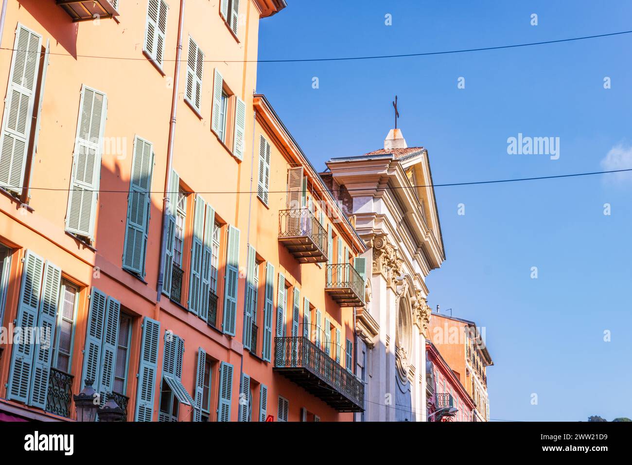 Iconic landmarks of Nice, France, Cote d'Azur, French Riviera Stock ...