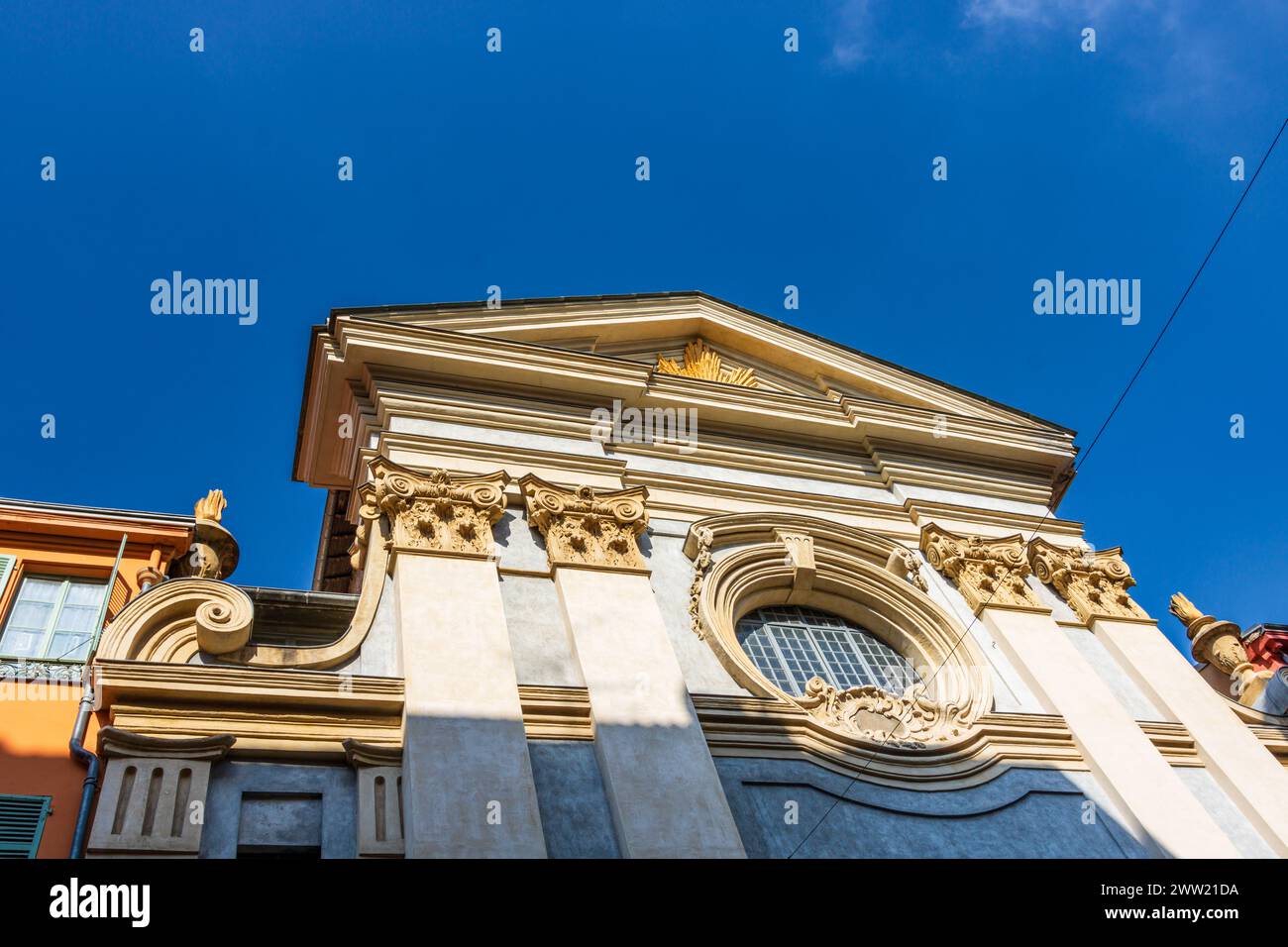 Iconic landmarks of Nice, France, Cote d'Azur, French Riviera Stock ...