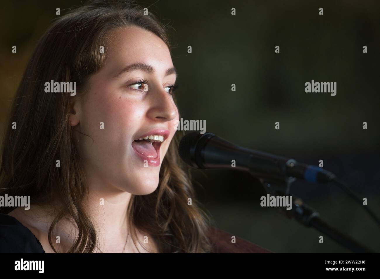 UNITED STATES: 05-19-2023: New local talent Lillian Hackett, seen here ...