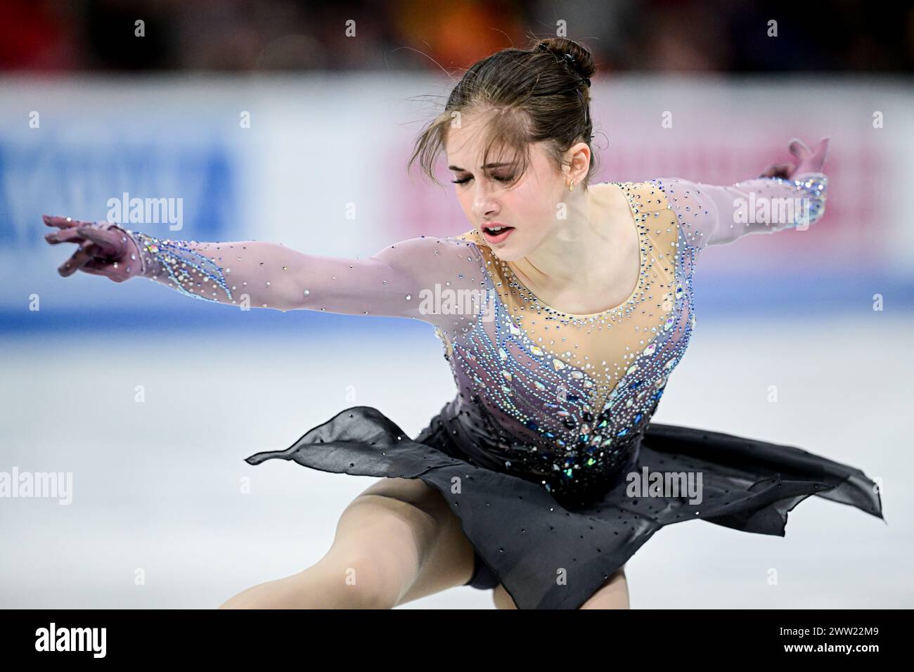 Isabeau LEVITO (USA), during Women Short Program, at the ISU World ...