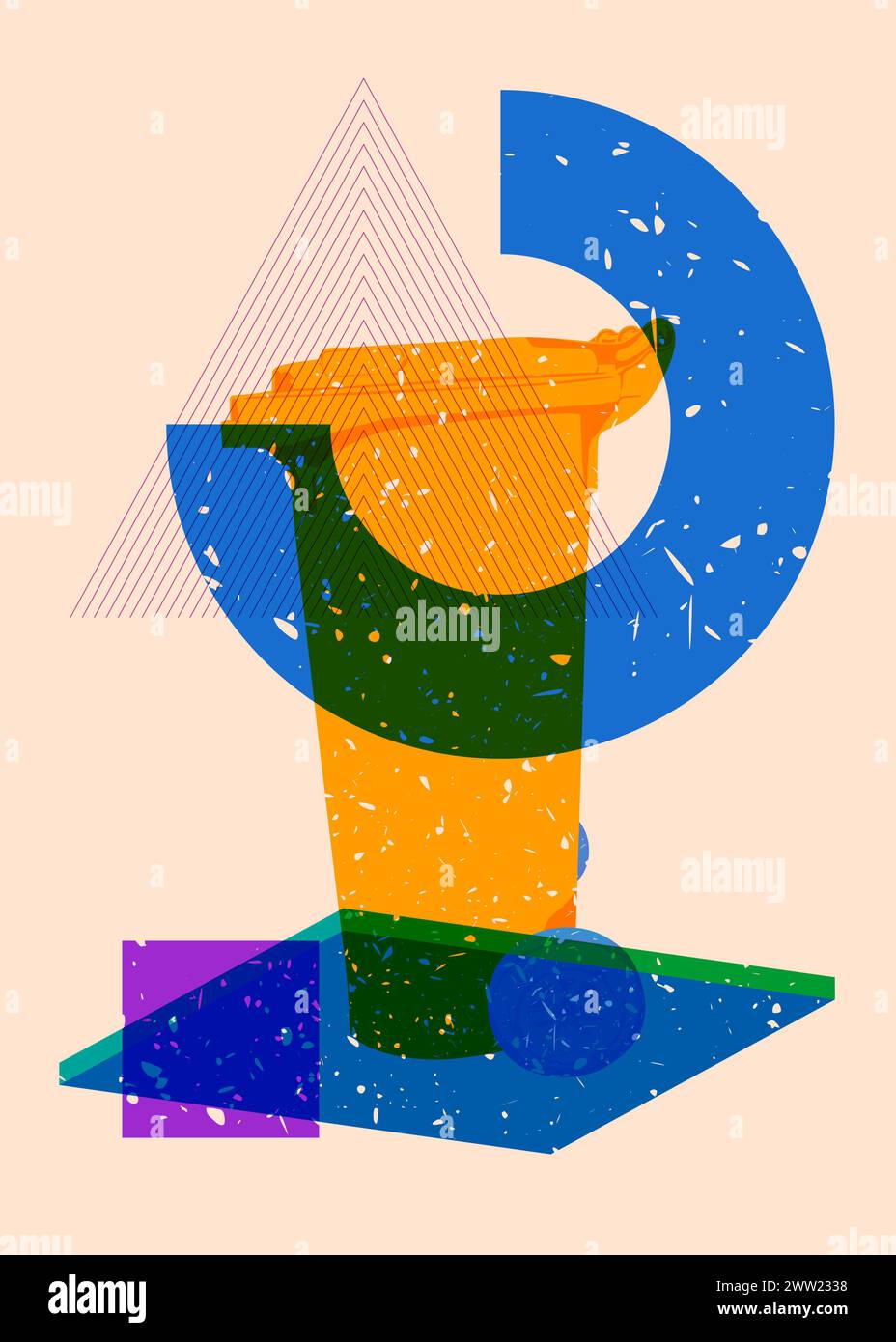 Random garbage Stock Vector Images - Alamy