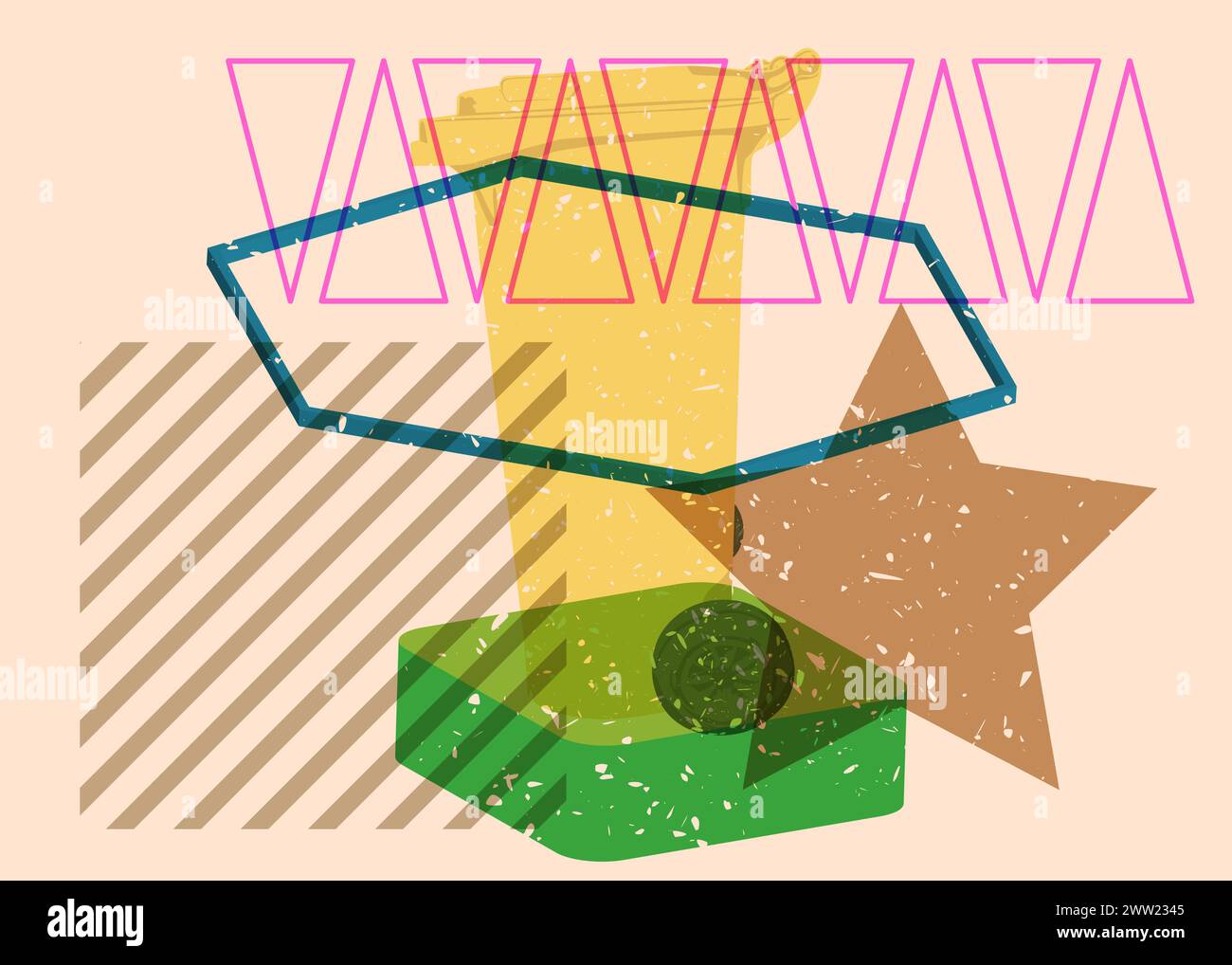 Random garbage Stock Vector Images - Alamy