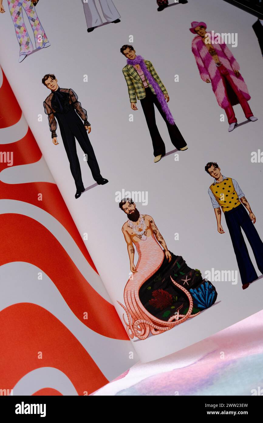 A harry styles paper doll book hi-res stock photography and images - Alamy