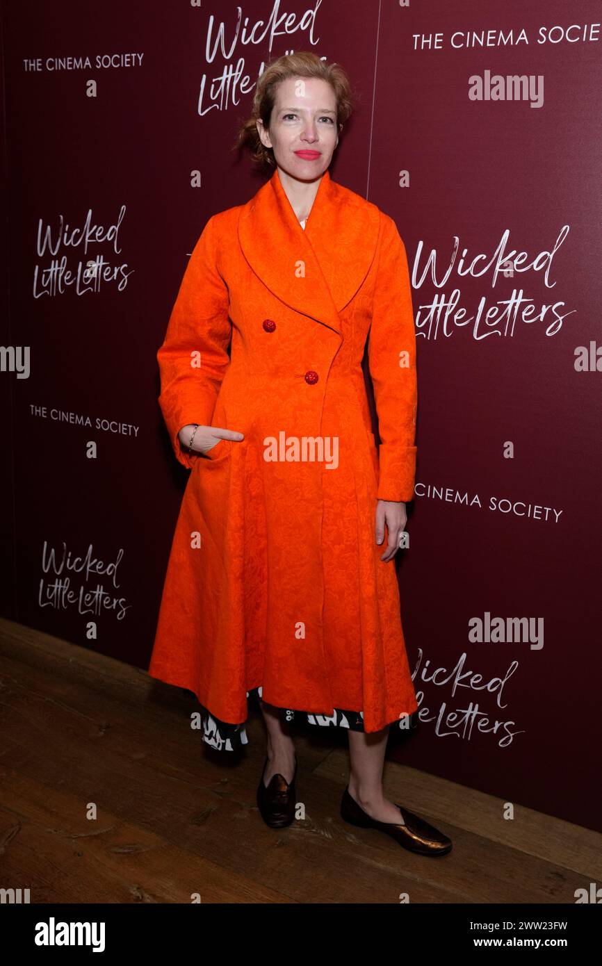 Batsheva Hay attends a "Wicked Little Letters" screening, hosted by ...